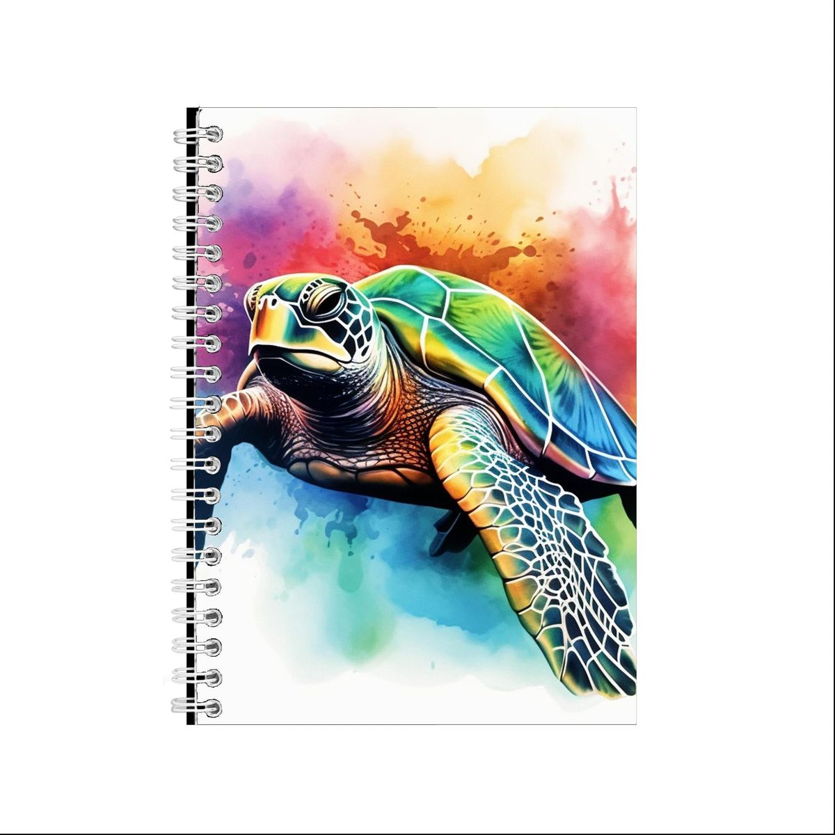 Watercolor Turtle 129 A5 Spiral Notepad B-Day Present | Shop Today. Get ...