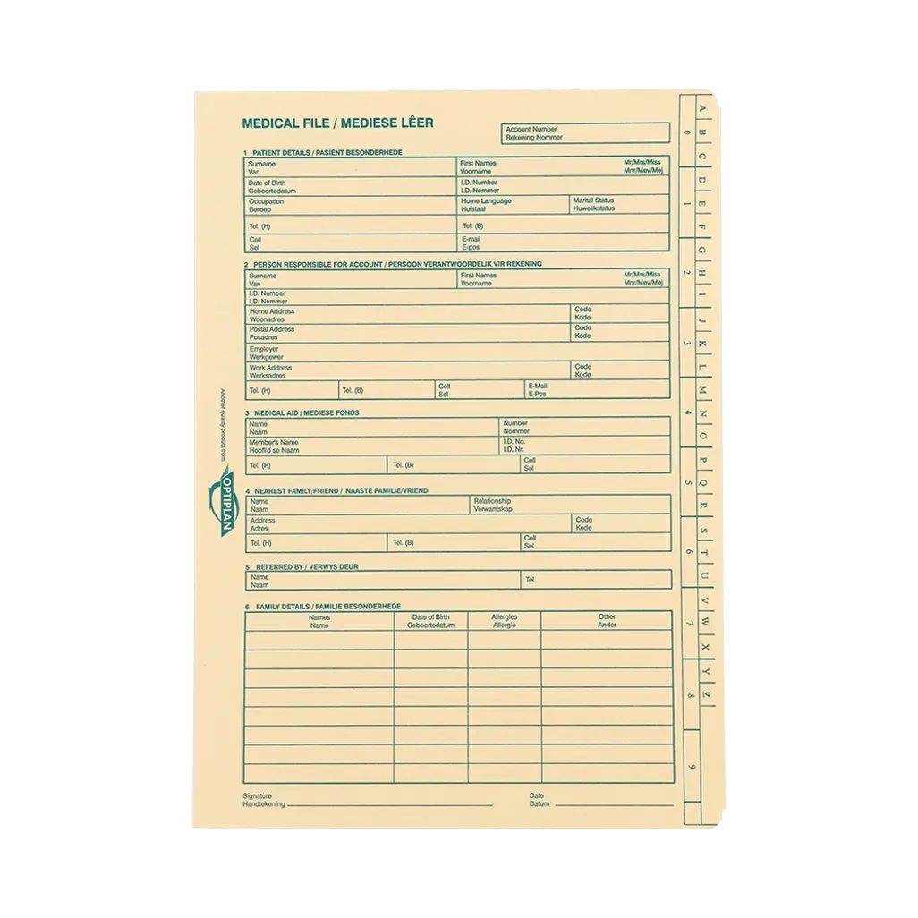 OPTIPLAN 726 Medical Files STD (Pack of 100) | Shop Today. Get it ...