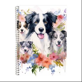 Flower Dogs 21 Gift Idea A4 Notepad 200 | Shop Today. Get it Tomorrow ...