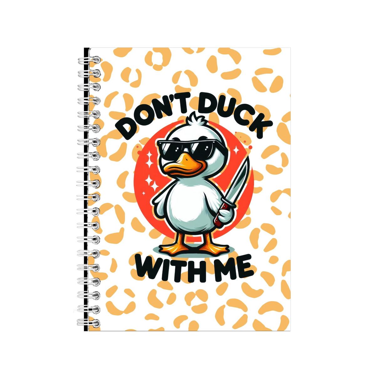 With Me A5 Notebook Spiral Lined Mini Mighty Ducks Graphic Notepad Gift ...