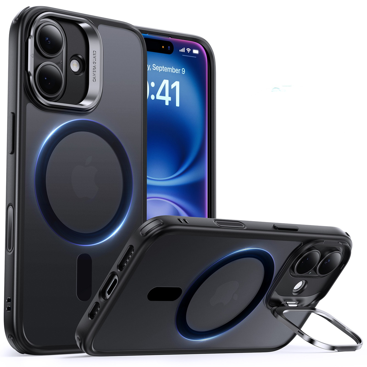 ESR MagSafe Case Compatible with iPhone 16/16 Plus Hybrid Cam Control+Stand | Shop Today. Get it ...