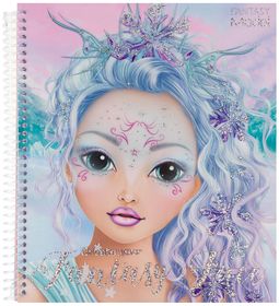Top Model Create Your Fantasy Face Colouring Book | Shop Today. Get it ...