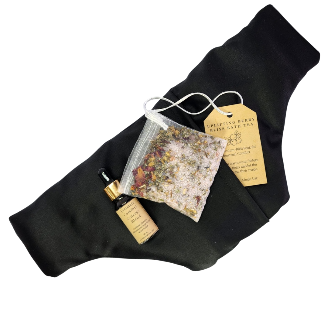 Weighted & Contoured Period Pain Relief Kit with Hot & Cold Therapy ...