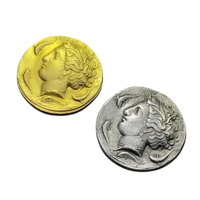 Stunning Coin Set Ancient Persian Coin Depiction - Set of 2 | Shop ...