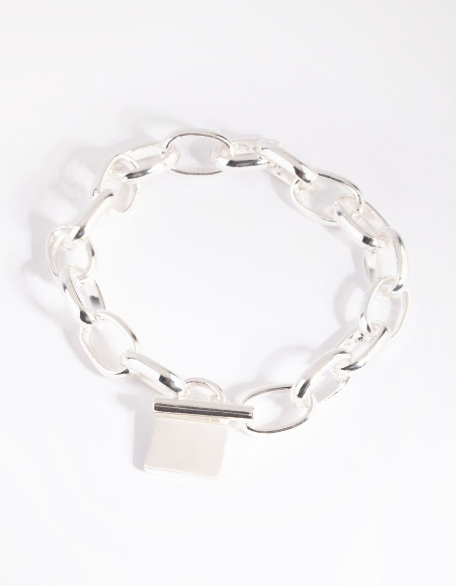 Silver Padlock Chain Bracelet | Shop Today. Get it Tomorrow! | takealot.com