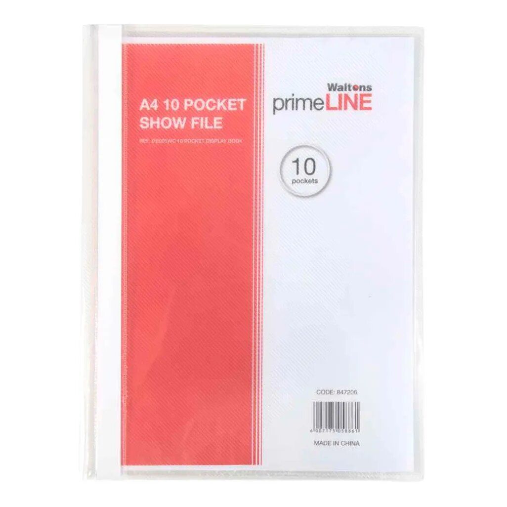 Primeline Display File A4 10 Pocket x4 | Shop Today. Get it Tomorrow ...