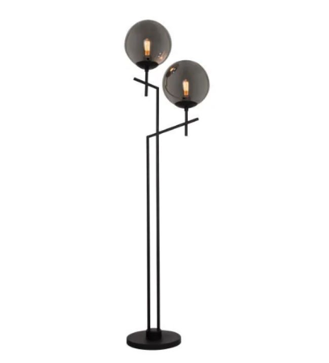 Flora Smoke Glass Floor Lamp - 167cm | Shop Today. Get it Tomorrow ...
