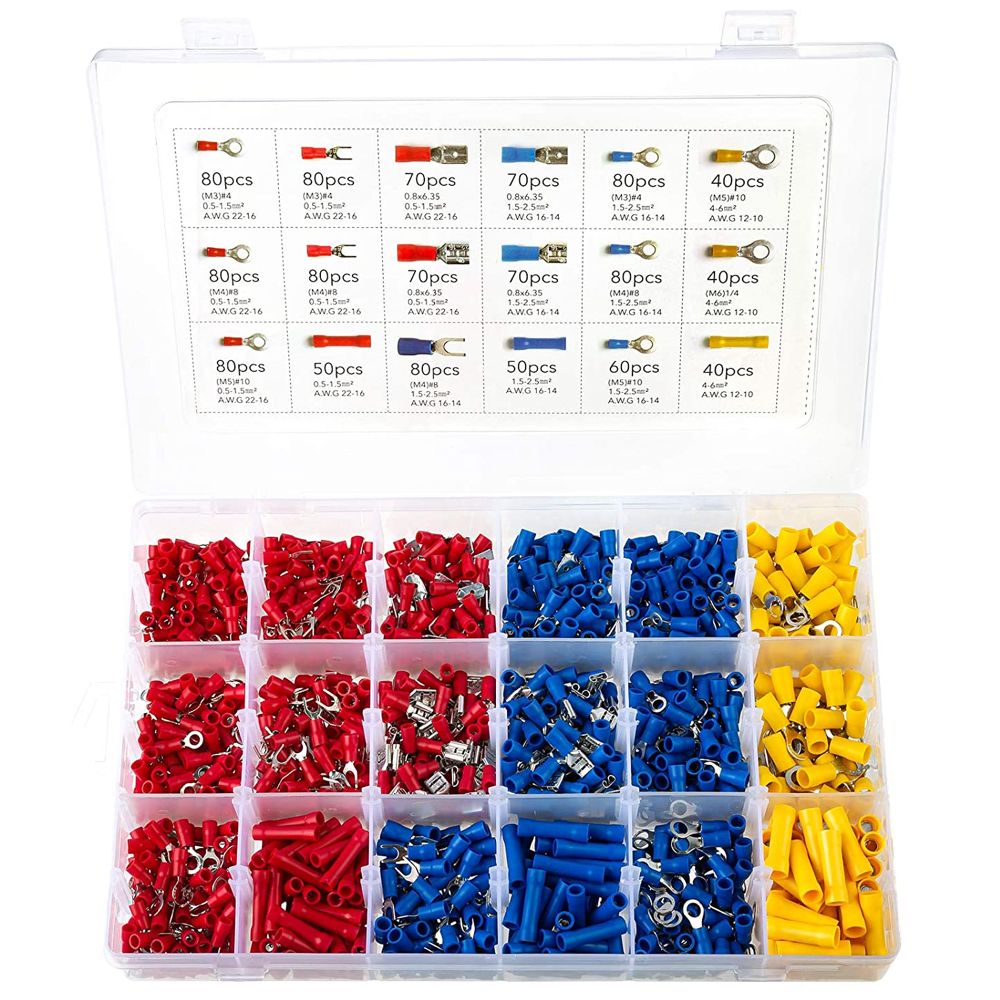 DIY Computer Wire Crimp Connecters 1200pc | Shop Today. Get it Tomorrow ...