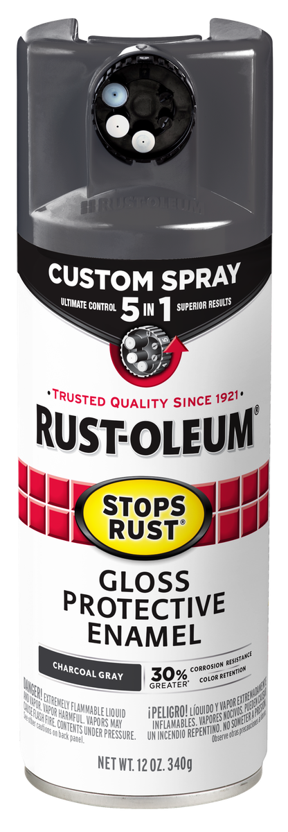 Rustoleum Stop Rust 5in1 340g Gloss Charcoal Grey 340g | Shop Today ...