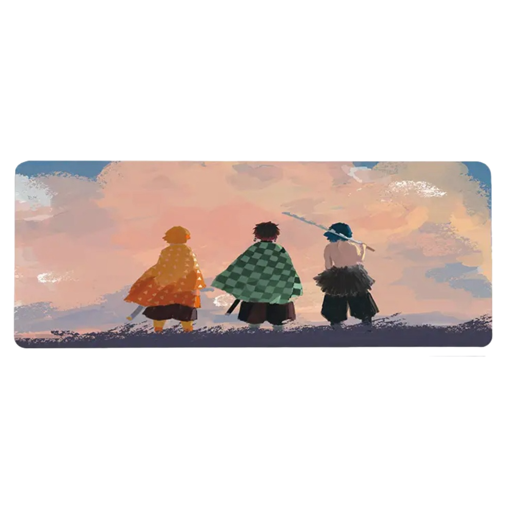 Demon Slayer Anime Tanjiro Zenitsu Inosuke Large Non-Slip Gaming Mouse ...