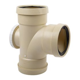 87.5 Degree Underground I.E Waste Junction - 110mm - Bulk Pack of 3 ...