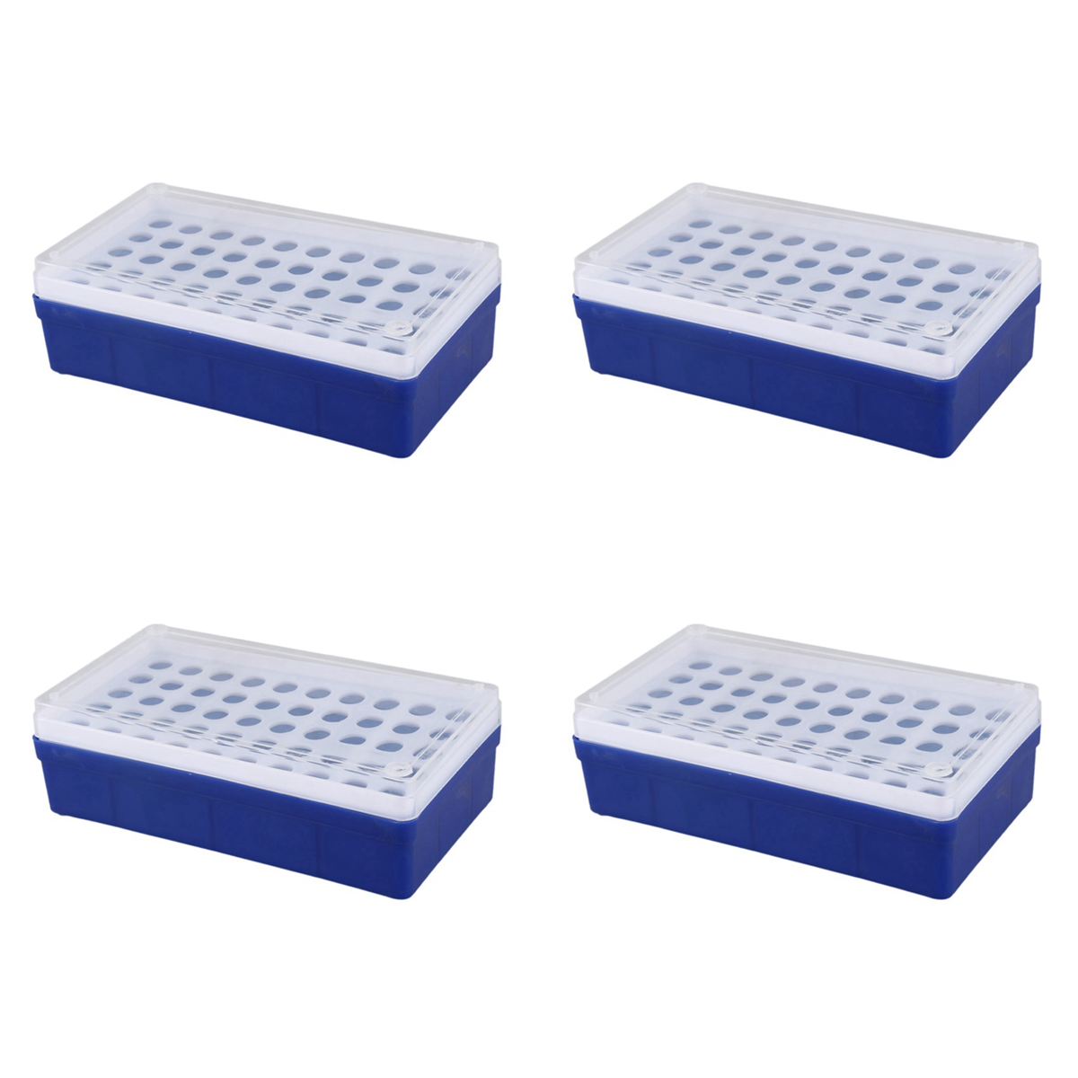 4X Laboratory Lab Plastic 50 Sockets 1 5ml Centrifuge Tube Stand Holder ...