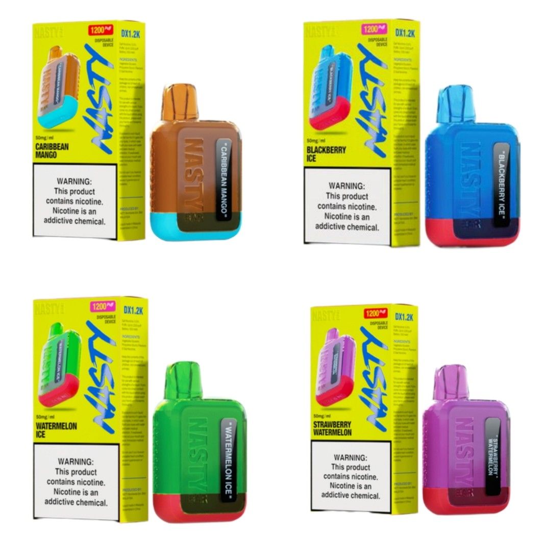 Nasty Bar 1200 Puffs Disposable Vape (Pack of 4) - Combo | Shop Today ...