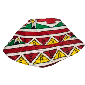Red Ndebele African Bucket Hat | Shop Today. Get it Tomorrow ...