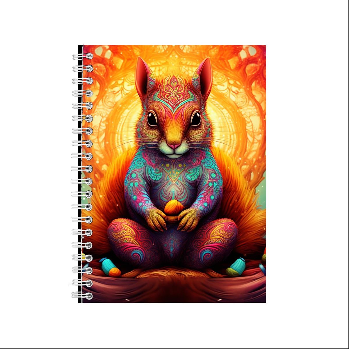Psychedelic Squirrel 2 A5 Notebook Gift Idea | Shop Today. Get it ...