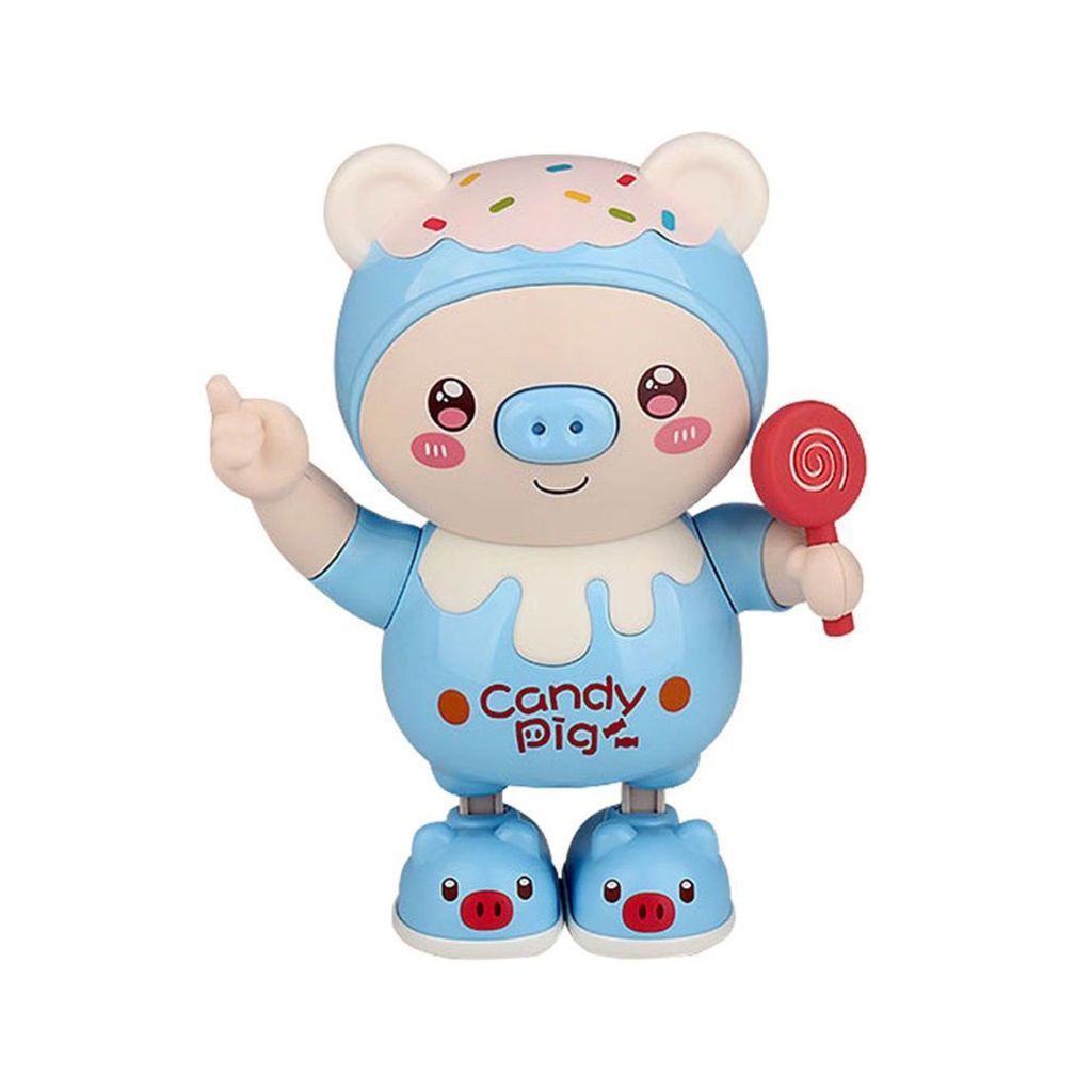 Dancing Toy Cute Little Pig Music and Light Dancing L/R Children's Gift ...
