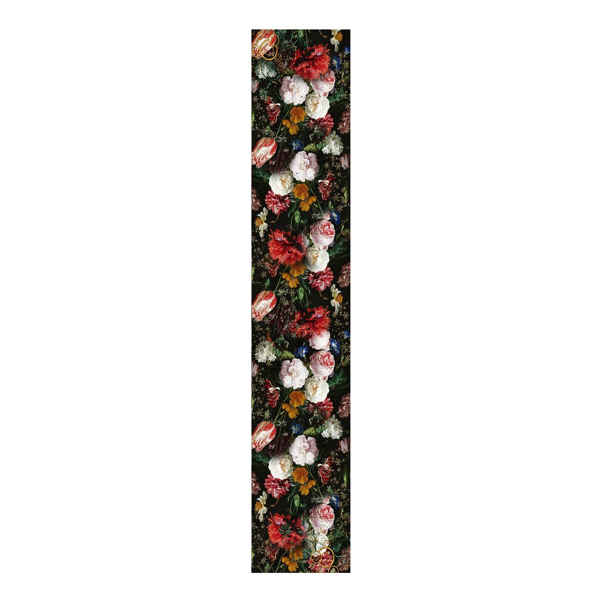 Colourful Floral on Black Table Runner | Shop Today. Get it Tomorrow ...