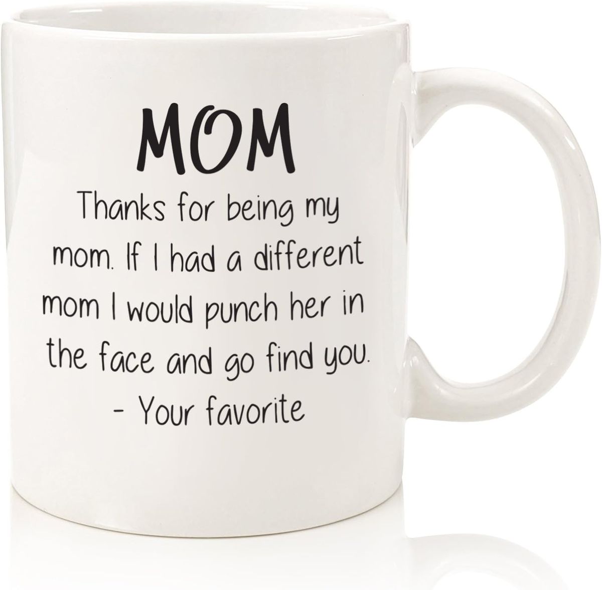 Mom Thanks For Being My Mom Christmas Birthday Mother S Day Gift Mug