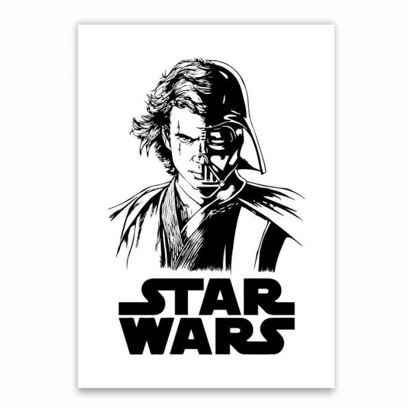 Anakin Skywalker AKA Darth Vader Star Wars Poster - A1 | Shop Today ...