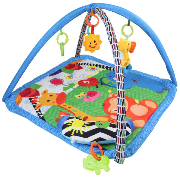 Baby Links Deluxe Play Gym with Music box,Detachable tummy pillow ...