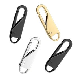 4 Piece - Stainless Steel Replacement Zipper Pull Clips - Multi-Color ...