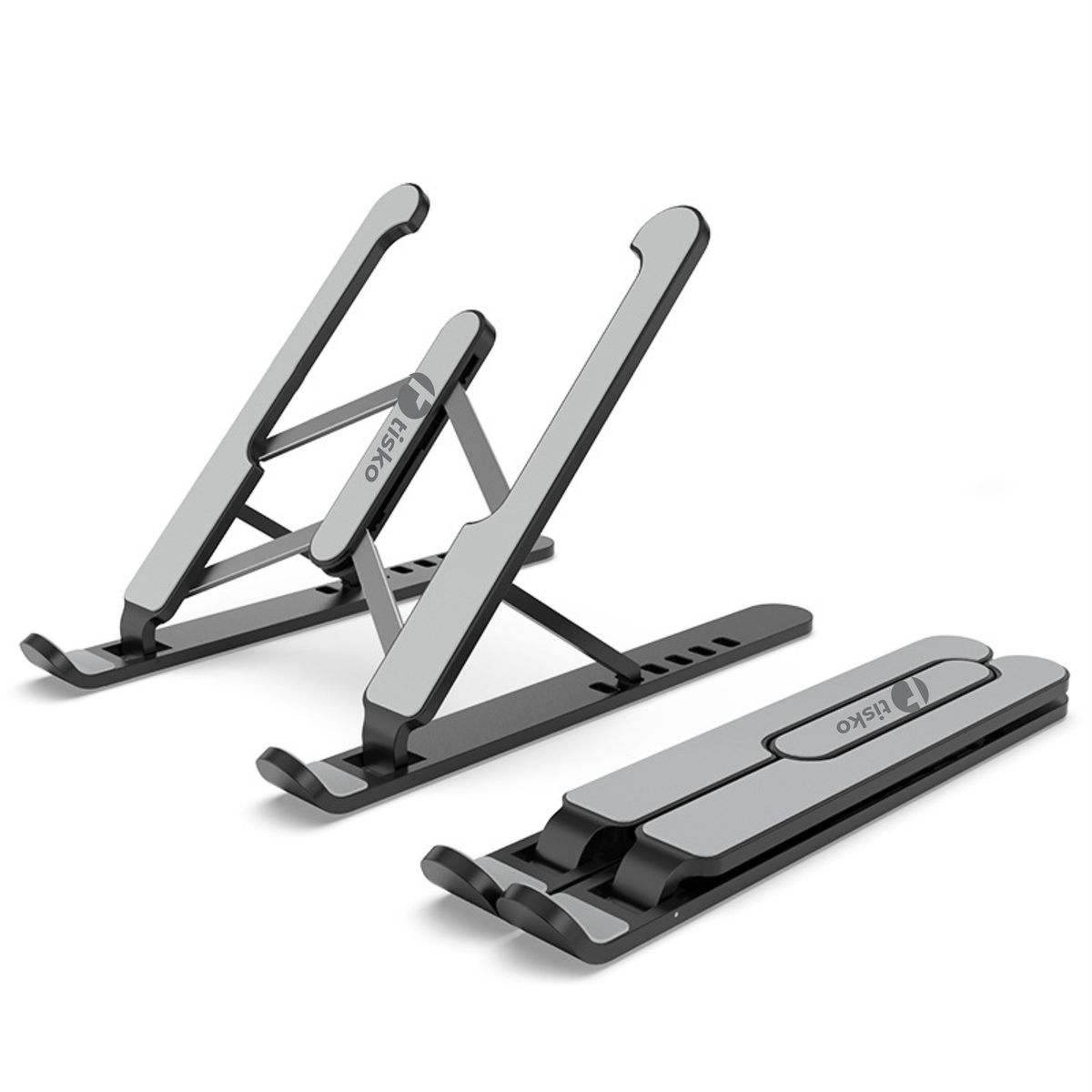 Tisko Foldable Laptop Stand With Cooling Base (Black) | Shop Today. Get ...