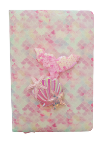 Seashell & Mermaid Tail Diary Notebook - A5 - Pink | Shop Today. Get it ...