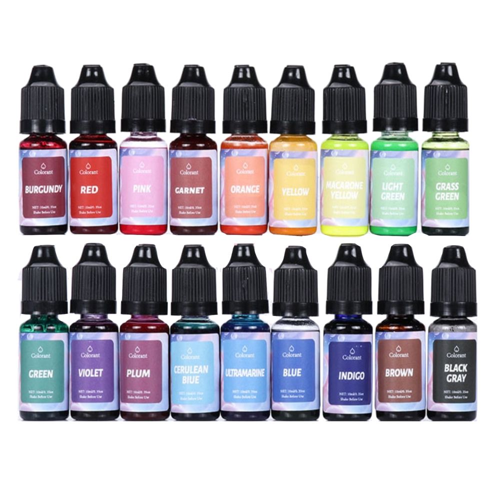 Craft Multifunctional Liquid Candle Dye Set Of 18 Jumbo Pack Shop
