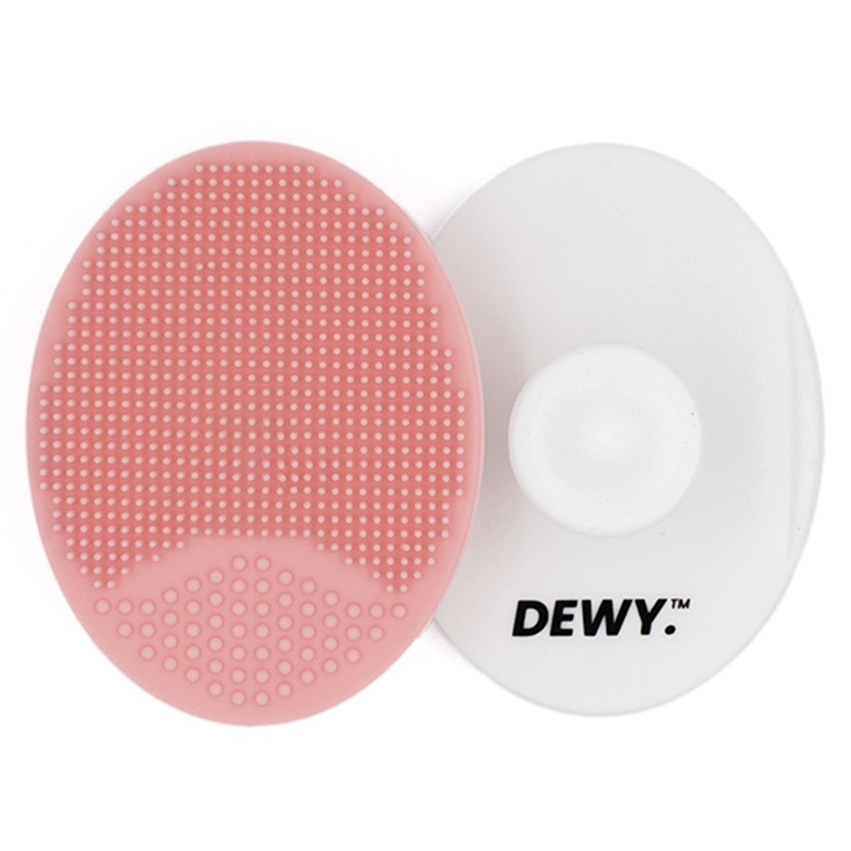 Dewy-Face Exfoliator Brushes for Gentle Cleansing 2Pack - Pink/White ...