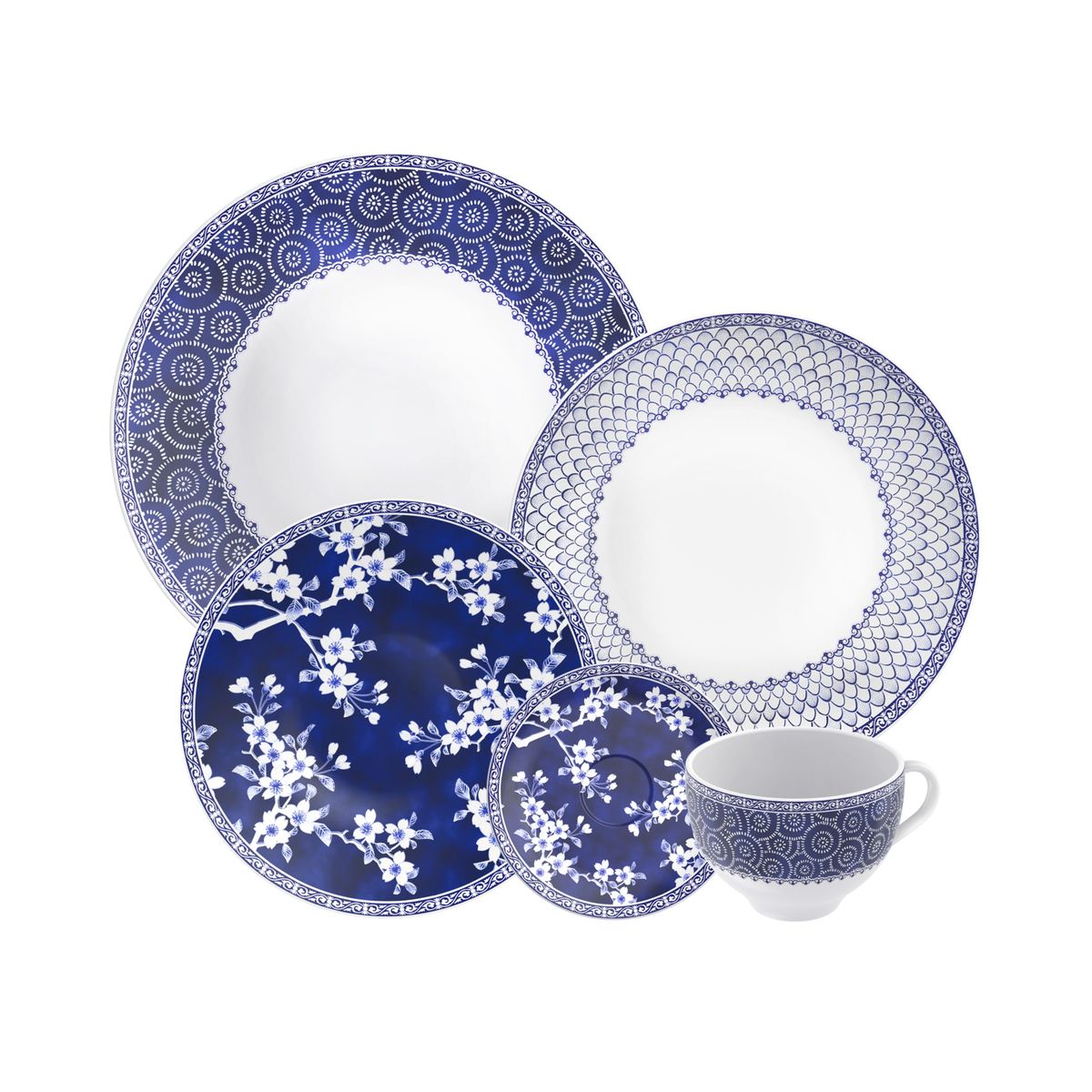 Tramontina 20-piece Umeko Porcelain Crockery Set | Shop Today. Get it ...