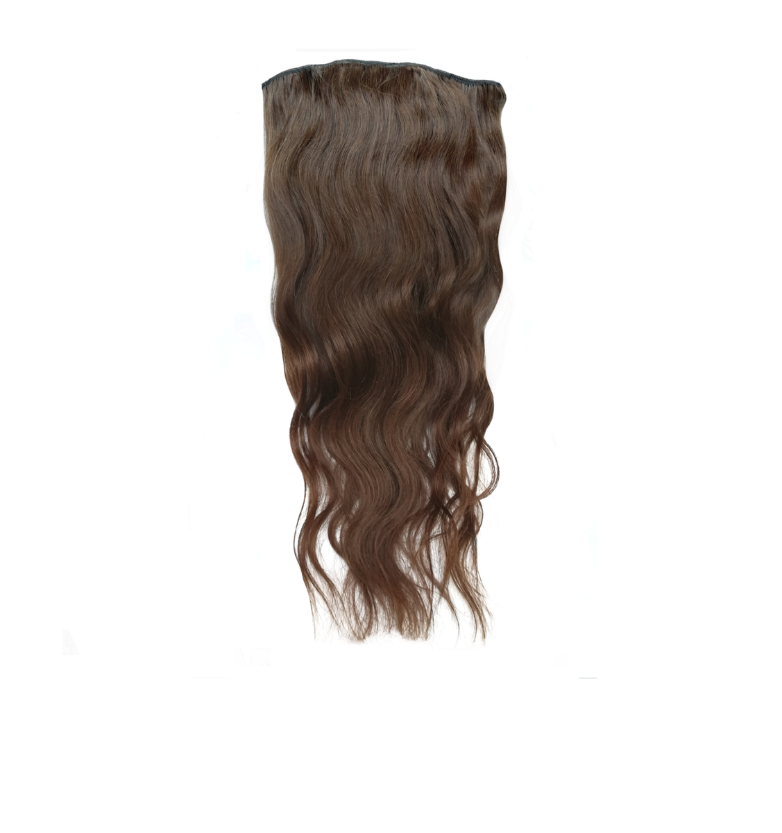100% Brazilian Remy Wavy Human Hair 7pc XXL 35cm Clip Hair Extensions ...