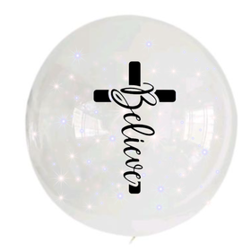 BG - Bobo Balloon - 24inch - Cross Believe | Shop Today. Get it ...
