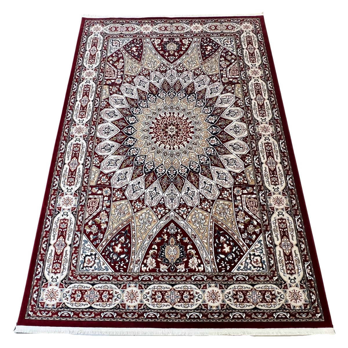 Dark Red Persian Floral Carpet - 300 x 200 cm | Shop Today. Get it ...
