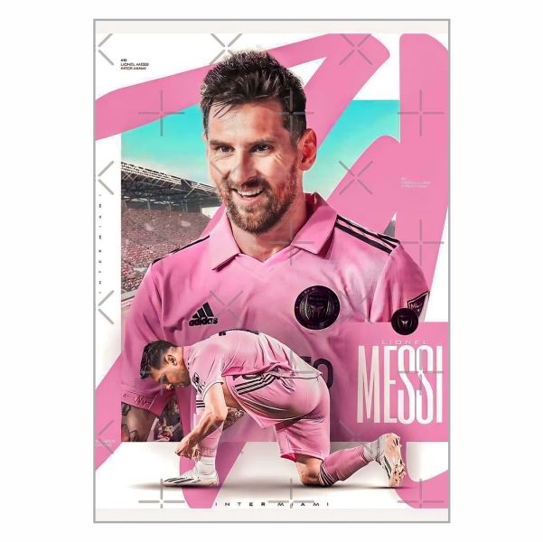 Lionel Messi Inter Miami Poster - A1 | Shop Today. Get it Tomorrow ...