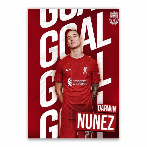 Darwin Nunez Goal Poster - A1 | Shop Today. Get it Tomorrow! | takealot.com
