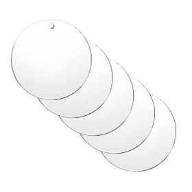 5cm Clear Acrylic Blank Round Keyring | Shop Today. Get it Tomorrow ...