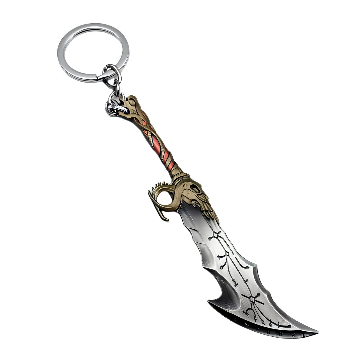 God of War Iconic Kratos Weapon 15cm Steel Keyring | Shop Today. Get it ...