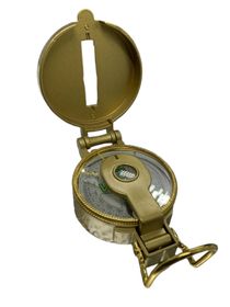 Metal Case liquid Filled Lensatic Gold Compass | Shop Today. Get it ...