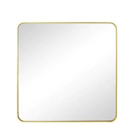 Square Mirror - Gold Frame - 800mm X 800mm | Shop Today. Get it ...