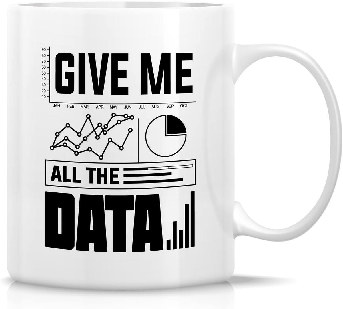 Give Me All The Data Christmas Birthday Data Engineer Gift Mug | Shop ...