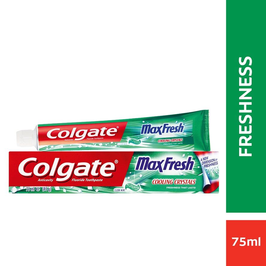 Colgate Max Fresh Clean Mint Gel Toothpaste Bulk Pack, 12 X 75ml | Shop ...