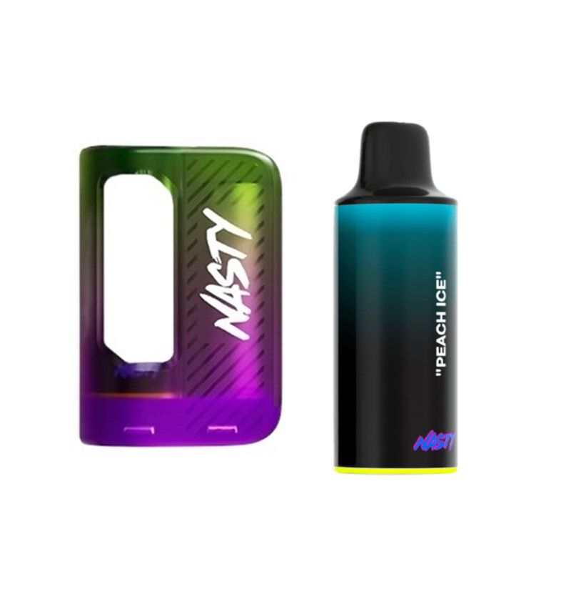 Nasty Pods 5000 Puff 50mg - Peach Ice x2 + Rechargeable Battery | Shop ...