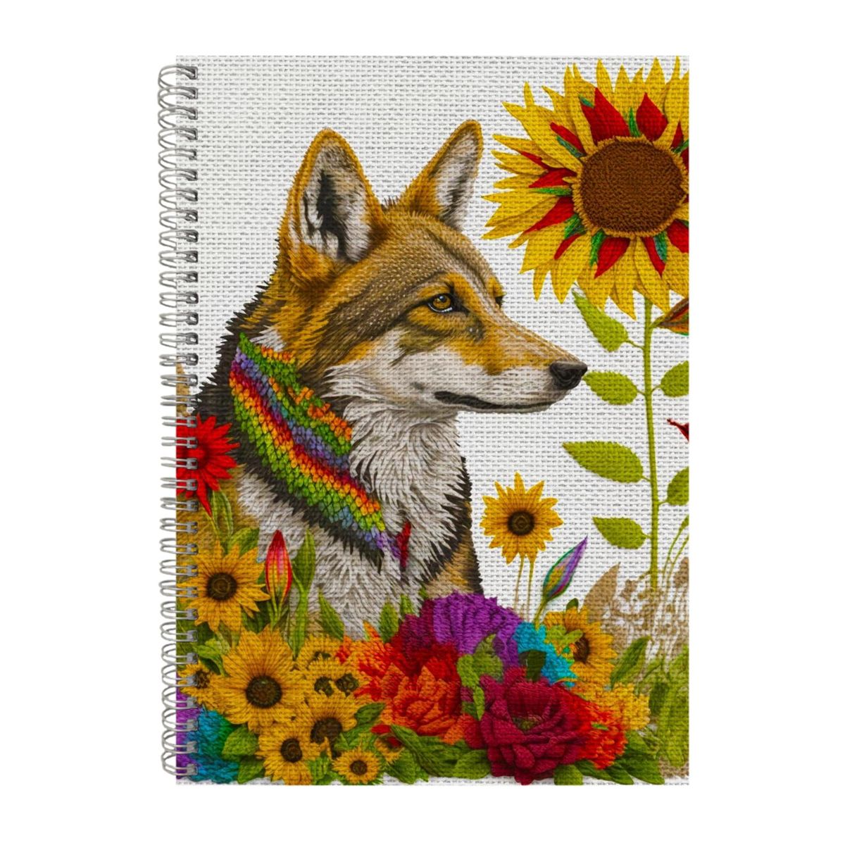 Embroidered COYOTE Notebook Gift Idea A4 Notepad Pad 99 | Shop Today ...