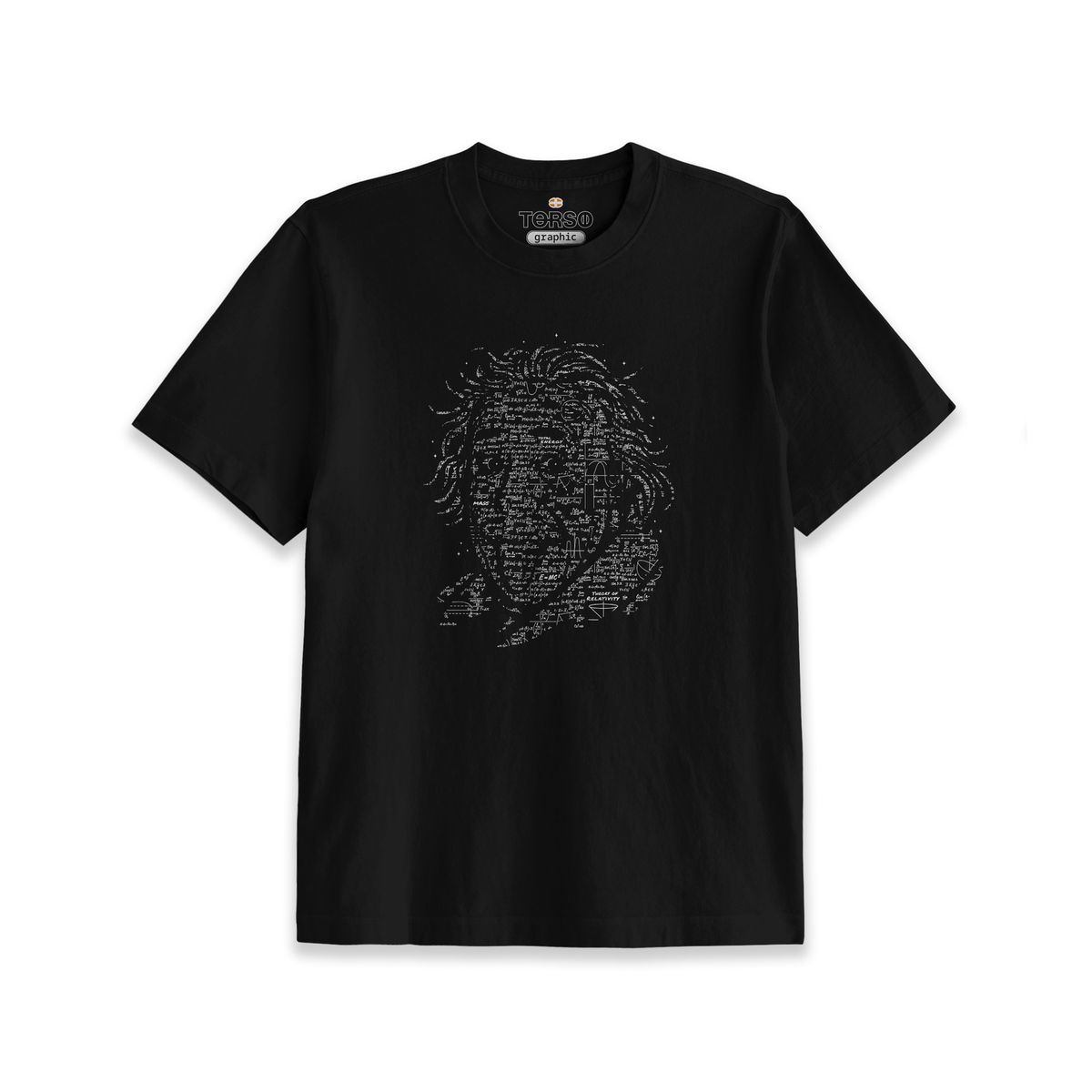 Torso Graphic - Albert Einstein Science Tee - Unisex - Black | Shop ...