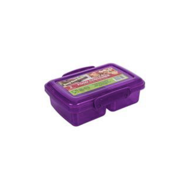 SD Homeware- 2 Division Lunch Box With Clips x1 | Shop Today. Get it ...
