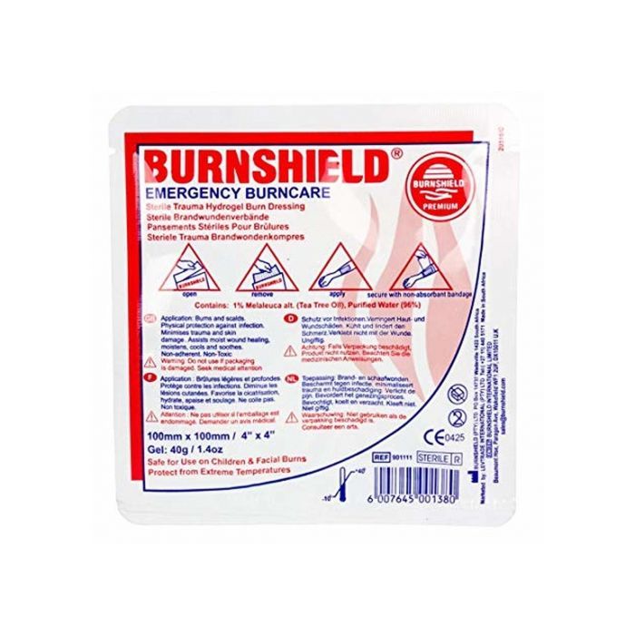 Burnshield Hydrogel Sterile Burn Dressing Treatment - 20 x 20cm | Shop ...