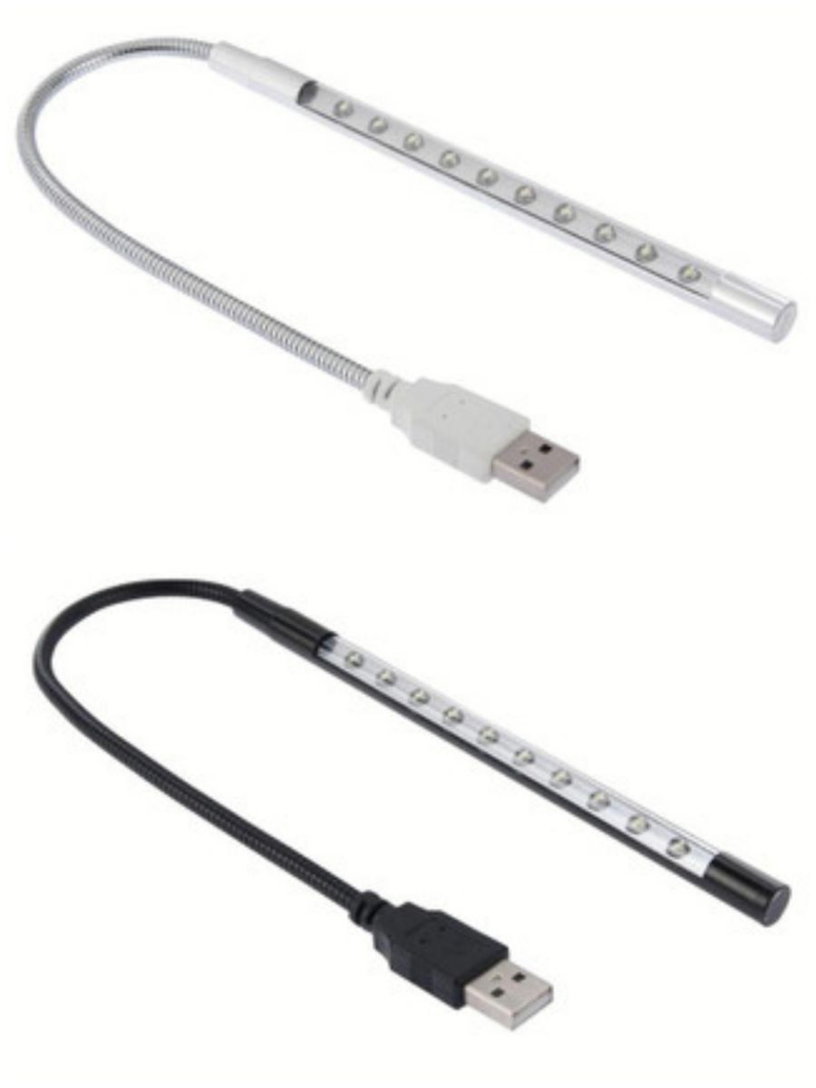 Ultra Bright USB Flexible 10 LED Lights | Shop Today. Get it Tomorrow ...