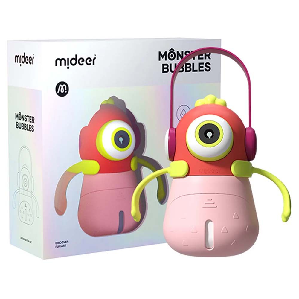 Mideer Monster Bubbles: Interactive Bubble Machine w Lights and Music: Pink | Shop Today. Get it ...