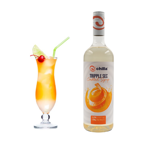 Chilla Triple Sec Syrup 1L - Fruit, Coffee & Cocktail Flavour | Shop ...