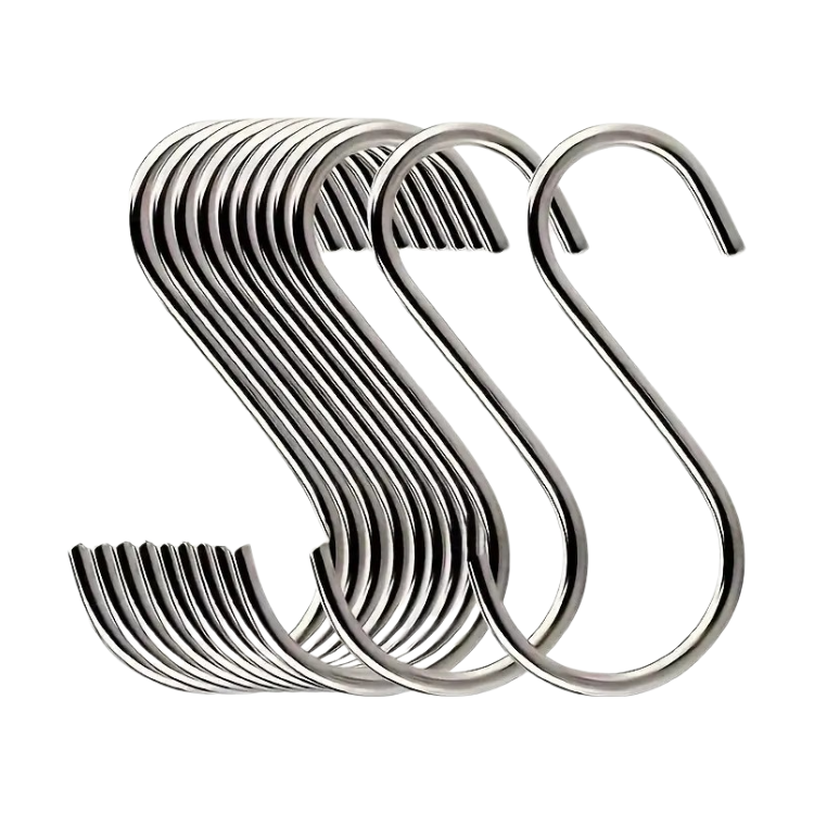 Stainless Steel S-Shaped Hanging Hooks (Large) - 5 Pack | Shop Today ...